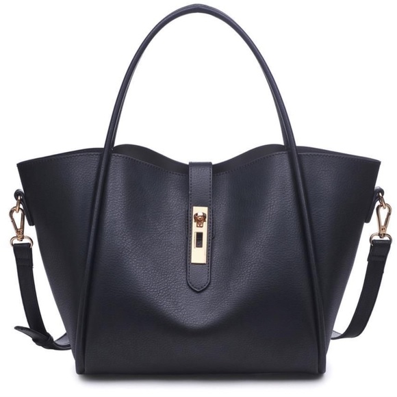 Urban Expressions | Bags | Black Satchel Bag With Bonus Insert | Poshmark
